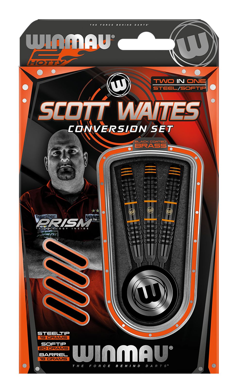 Winmau Scott Waites Steel-/Softdart Conversion-Set - MULTIBALL